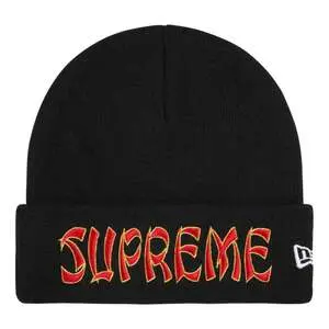 Supreme X New Era Fw26 Action Beanie - Black