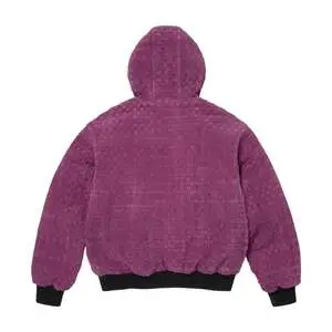 Supreme Fw26 Woven Suede Hooded Work Jacket