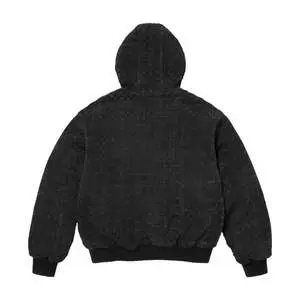 Supreme Fw26 Woven Suede Hooded Work Jacket