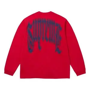 Supreme Fw26 Intarsia L/s T-shirt - Red
