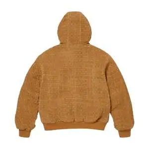 Supreme Fw26 Woven Suede Hooded Work Jacket