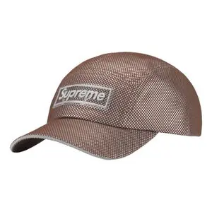 Supreme Fw26 Metallic Mesh Camp Cap - Brown