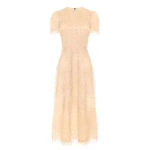 POST MERIDIEM Ivory Sequin Dress
