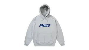 PALACE Line It Up Hood - Grey Marl