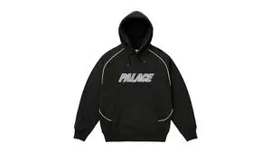 PALACE Line It Up Hood - Black