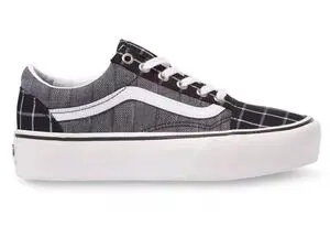 VANS Old Skool Platform Woven Checkin /black - Multi/black