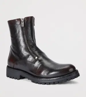 Officine Creative Leather Loraine Ankle Boots