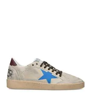 GOLDEN GOOSE Suede Ball Star Sneakers - Beige