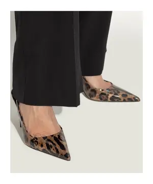 Dolce & Gabbana Dolce Gabbana Leopard-printed Slingback Pumps