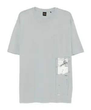 Hugo Boss Graphic-print T-shirt - Grey