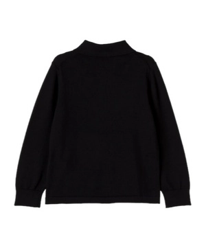 Burberry Jacquard Cotton Polo Sweater