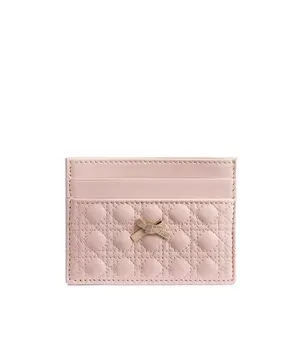 Dior Baby Bow Freesia Card Holder - Pink