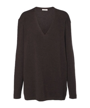 THE ROW Oversized Cashmere Sweater - Black