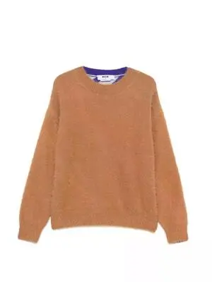 MSGM Long-sleeve Stripe Sweater - Brown