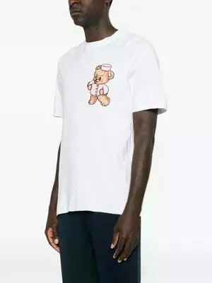 MSGM Teddy Bear-embroidery T-shirt