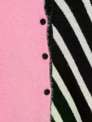 MSGM Striped Buttoned Cardigan