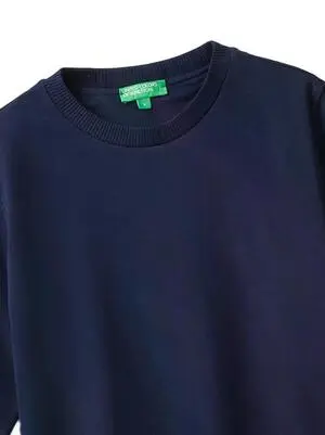 BENETTON Crew-neck Short-sleeve T-shirt - Blue