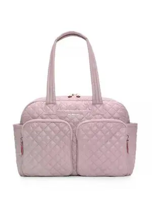 Mz Wallace Nik Quilted Duffel Bag - Pink