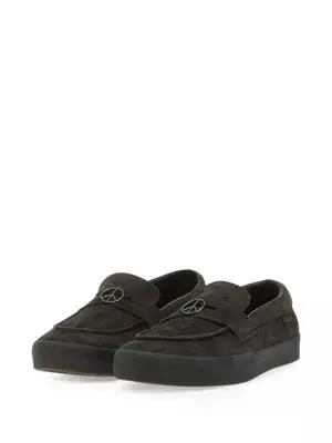 VANS Peace-sign Suede Loafers