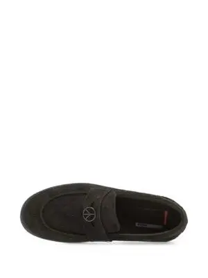 VANS Peace-sign Suede Loafers