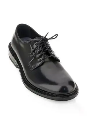 CALCE Polished Leather Derby Shoes