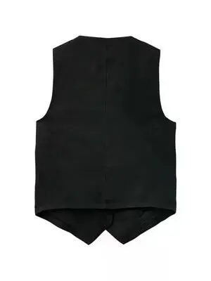 BENETTON Linen V-neck Waistcoat
