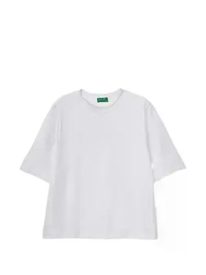 BENETTON Crew-neck T-shirt - White