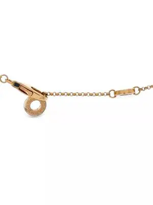 BVLGARI B.zero1 18k Rose Gold Pave Diamond Mini Necklace