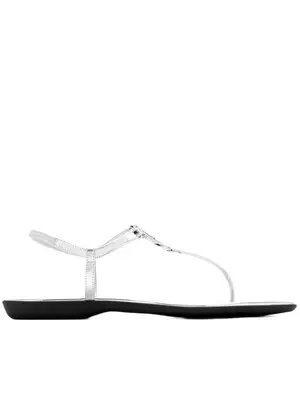 Gucci Flip Flops With Gg Detail