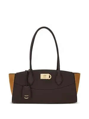 FERRAGAMO Shoulder Bag St Soft Ew - Brown