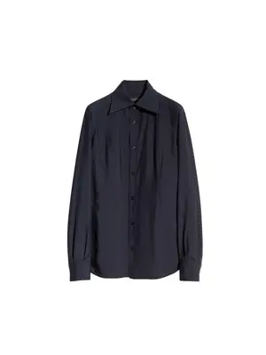 Gucci Silk Poplin Shirt - Black