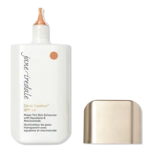 Jane Iredale Glow Fixation Spf 40 Sheer Tint Skin Enhancer With Squalane & Niacinamide - Light Medium To Medium
