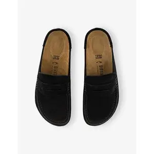 BIRKENSTOCK Naples Wrapped Suede Clogs