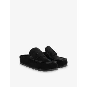 BIRKENSTOCK Naples Wrapped Suede Clogs
