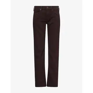 Paige Lennox Slim-fit Stretch-denim Jeans - Deep Chocolate