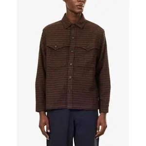 Barbour Hatfield Checked Wool-blend Overshirt