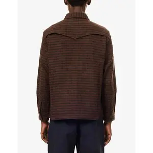 Barbour Hatfield Checked Wool-blend Overshirt