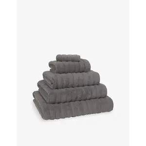 THE WHITE COMPANY Hydrocotton Ribbed Towels - Slate