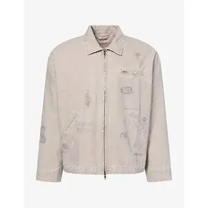 DUKE + DEXTER Mc Sketch Sunfaded Cotton Jacket - Grey
