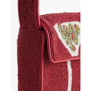 Staud Tommy Beaded Shoulder Bag - Extra Dirty