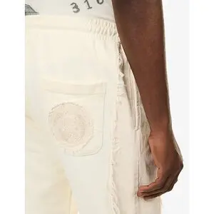 HONOR THE GIFT Washed Floral-etched Denim Jeans