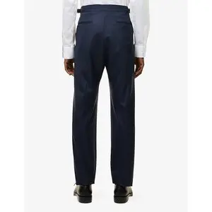 UMIT BENAN Tailored Cotton-silk Trousers