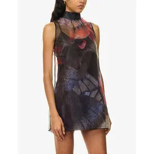 Staud Albee Organza Mini Dress