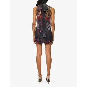 Staud Albee Organza Mini Dress