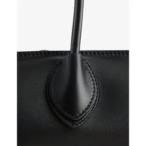 Khaite Donna Logo Leather Shoulder Bag