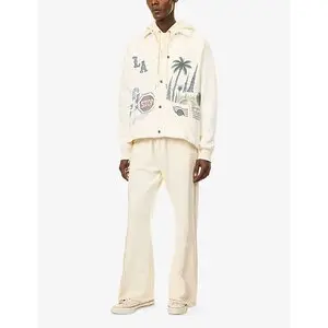 HONOR THE GIFT All Over La Fleece Cotton-jersey Jacket