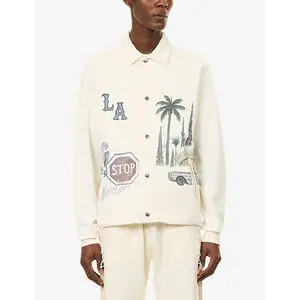 HONOR THE GIFT All Over La Fleece Cotton-jersey Jacket