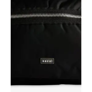 Sacai Pocket Large Woven Tote Bag