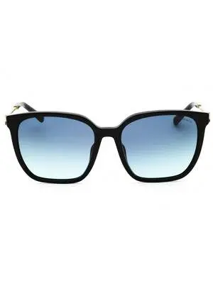 Tiffany & Co. Rectangular Acetate Sunglasses - Black/azure Gradient Blue