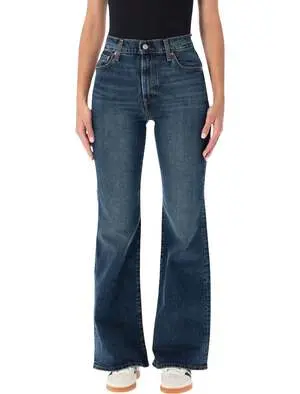 LEVI'S Ribcage Flare Jeans With High-rise Slim Fit And Size